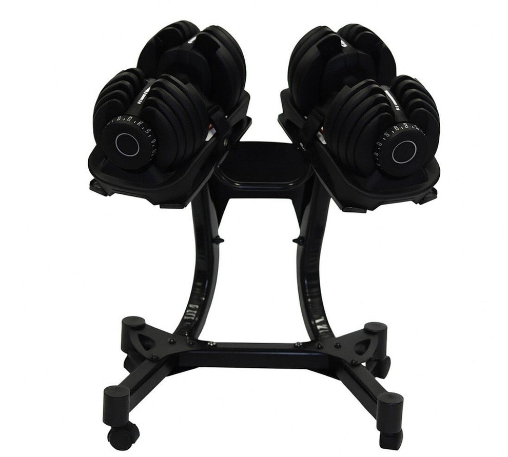 24kg Adjustable Dumbbell Set with Stand | Aussie Fitness – Aussie ...